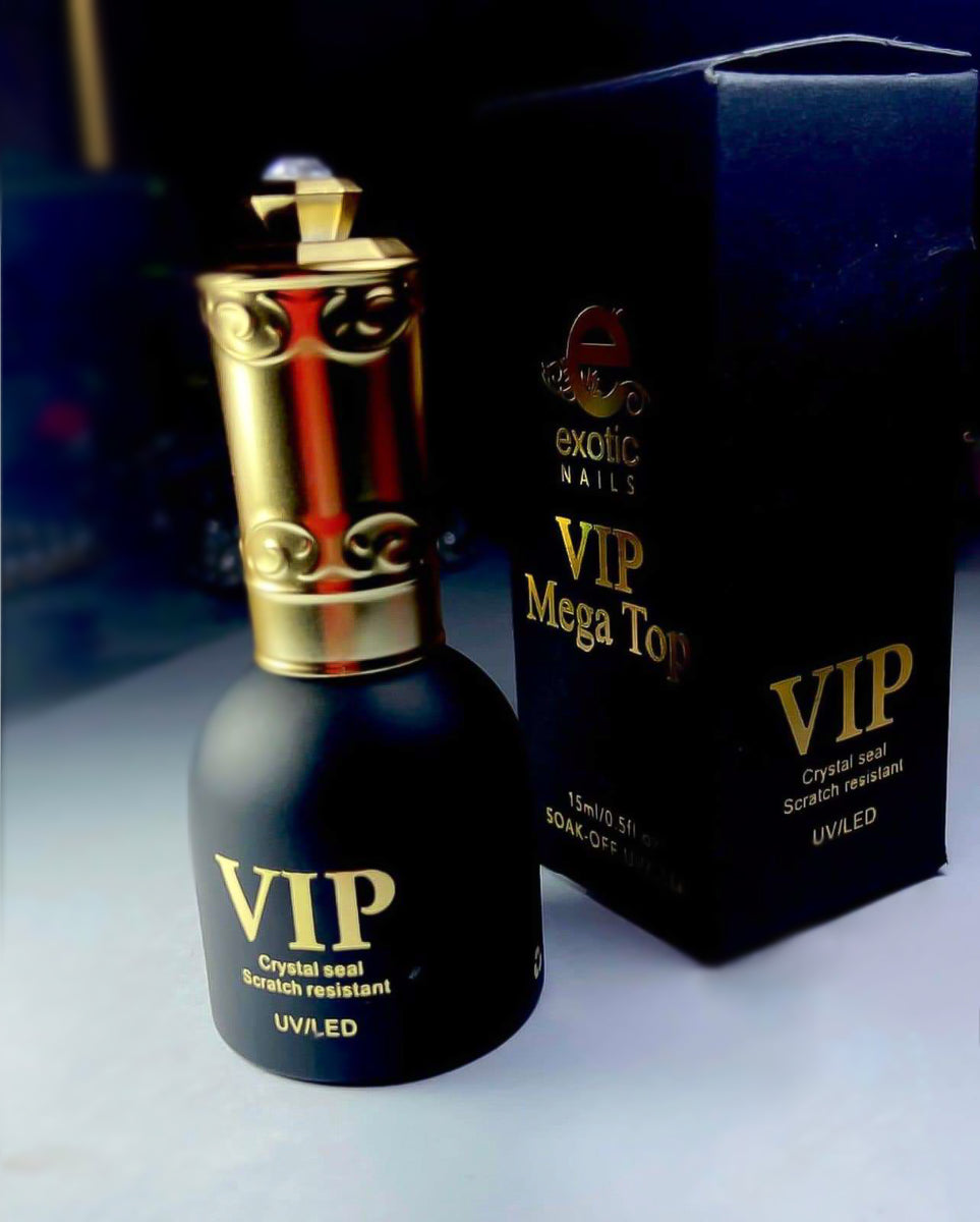 VIP Mega Top Coat ( Gel Polish ) – Exotic Nails Store